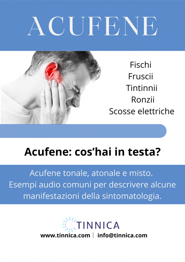 Acufene: che suono o rumore hai in testa? - Tinnica Acufene: che suono o rumore hai in testa? - Tinnica